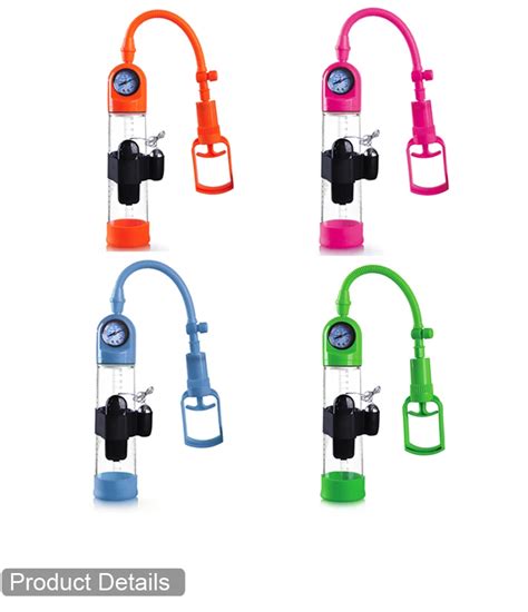 Gauge Penis Pump With Remote Vibrator For Men 100 Waterproof