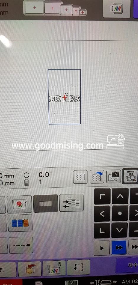 부라더 컴퓨터 자수기 니트원단골이 크로 신축성이 강한 원단에 자수 놓는 방법 Pr1050x Pr670e Vr로 해봐요