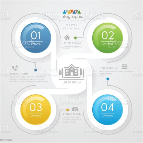 아이콘 프로세스 다이어그램 벡터 Eps10 일러스트와 인포 그래픽 디자인 서식 파일 개념에 대한 스톡 벡터 아트 및 기타 이미지 개념 그래프 금융 Istock