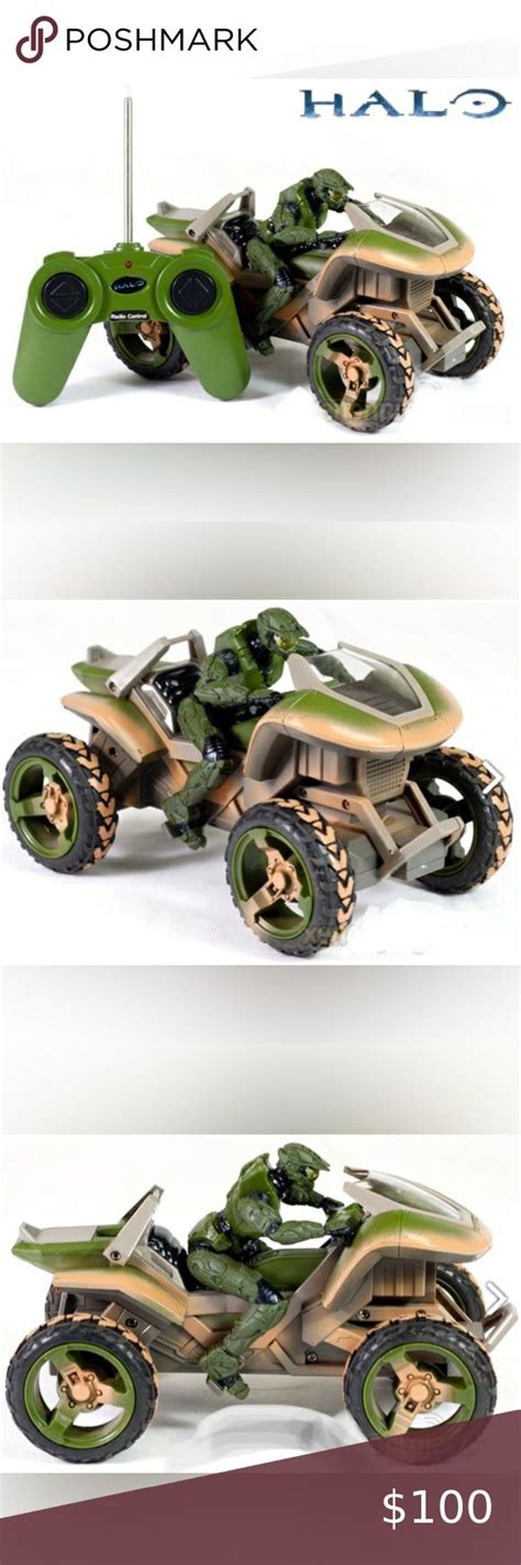 Rare Halo 3 Mongoose Radio Control Vehicle Includes Master Chief Figure