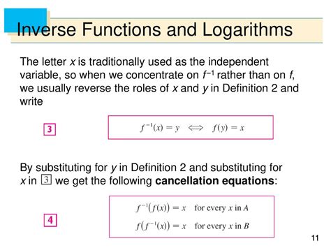 1 6 Inverse Functions And Logarithms Ppt Download