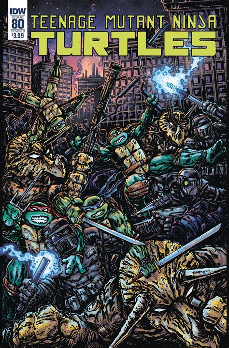 Teenage Mutant Ninja Turtles 80 Eastman Cover Fresh Comics
