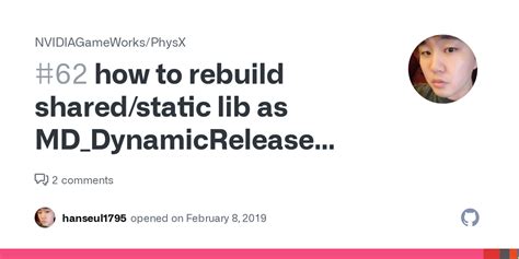 How To Rebuild Shared Static Lib As MD DynamicRelease Instead Of MT Issue