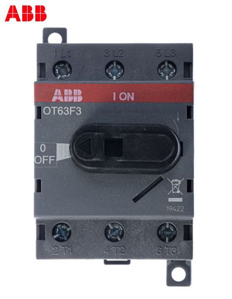 Рубильник ABB OT63F3 3P - купить по выгодной цене в интернет-магазине ...