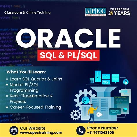 Apec Master Oracle Sql And Plsql 💻 Build Strong Database Skills With