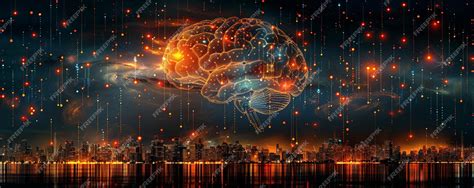 Premium Photo A Cybernetic Brain Mapping The Complexities Wallpaper