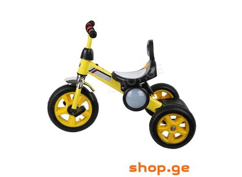 საბავშვო სამთვლიანი ველოსიპედი