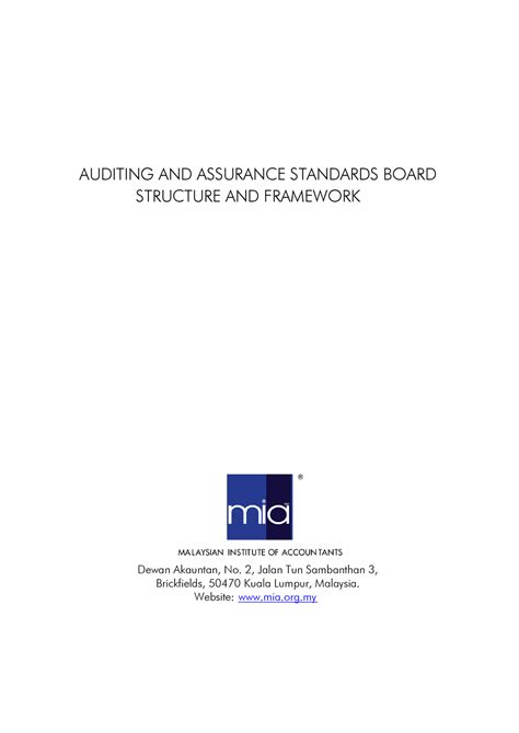 Aasb Structure And Framework Auditing And Assurance Standards Board