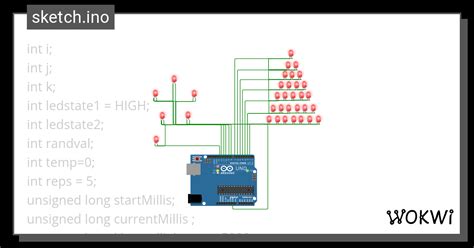 Christmas Tree Project Wokwi Esp32 Stm32 Arduino Simulator