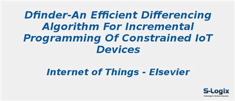 efficient differencing algorithm contiki cooja project s logix s