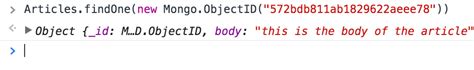Mongodb Meteor Cant Find By Id In A Mongocollection Stack Overflow