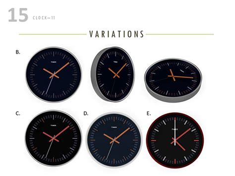 CLOCK DESIGN INTERNSHIP PROJECT 2 On Behance