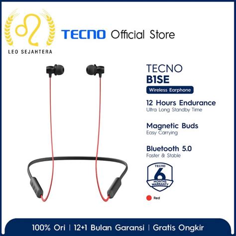 Jual Headset Bluetooth Tecno B Se Tahan Lama Jam Pakai Bluetooth Lbh Cepat Dan Bagus