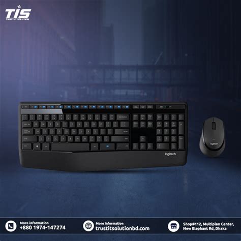 Logitech MK Wireless Keyboard And Mouse Combo Logitech MK Wireless Keyboard And Mouse