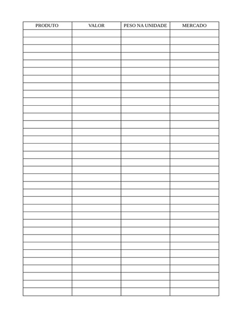 planilha em branco pdf