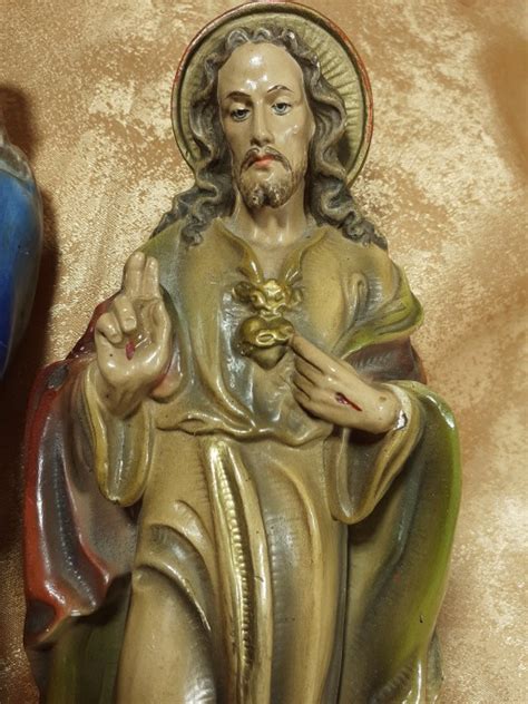 Statuete Policrome Iisus Si Maria Cu Prunc Colectie