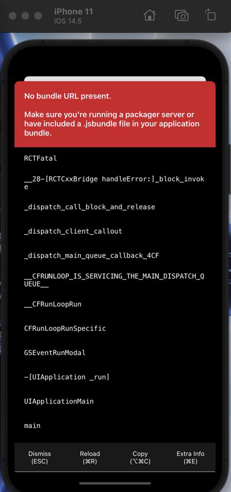No Bundle Url Present · Issue 37261 · Facebookreact Native · Github