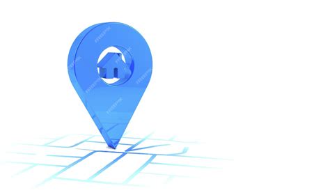 Premium Photo 3d Marker Icon Route Gps Position Navigator Sign And