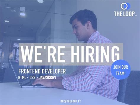 The Loop Co On Linkedin Theloopcompany Recruting Frontenddeveloper