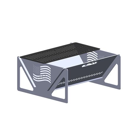 America Flag Fire Pit Dxf Files Portable Fire Pit Dxf Files For