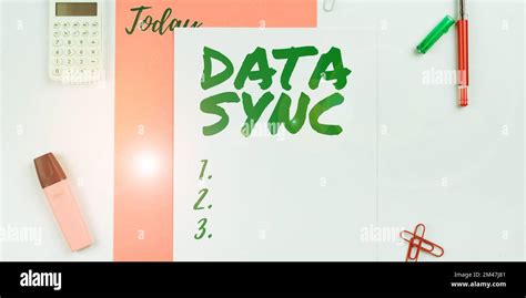 Text Caption Presenting Data Sync Business Idea Data That Is