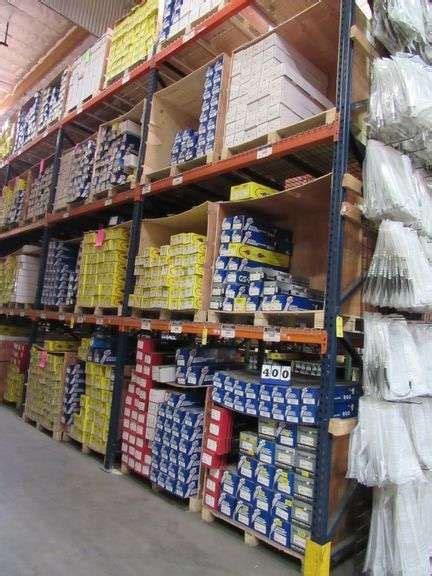 Empty Pallet Rack Tear Drop Style Approx 8 X 42 X 16 Tall Wwire