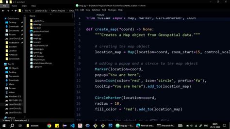Raunak Mitra On Linkedin Folium Python Voiceassistant Speechrecognition Codingjourney