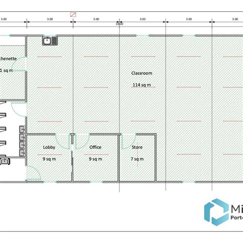 New 6 Bay Plastisol Clad Modular Nursery Temp Classrooms
