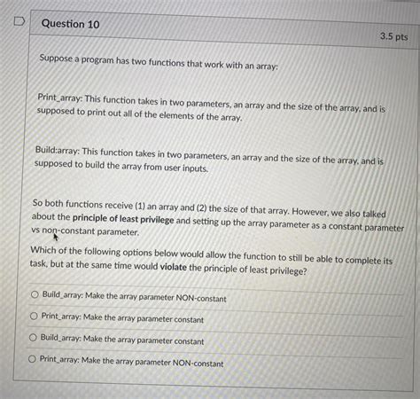 Solved Suppose A Program Has Two Functions That Work With An Chegg