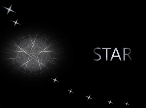 Ppt 템플릿 흑백 별 스타 Star 링커리어 커뮤니티