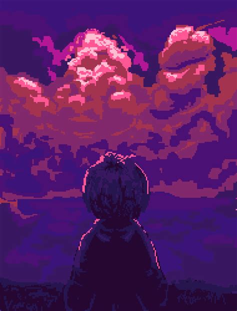 Pixilart Cloud Gazing By Raiku11 Pixilart Cloud Gazing By Raiku11