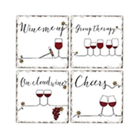 Counter Art Cart88092 Underlined Wine Assortment Coasters 4 Kroger