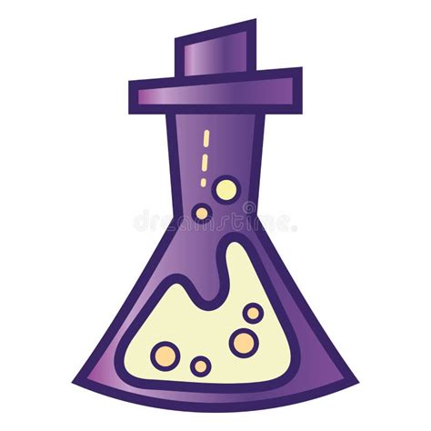 Isolated Colored Alchemy Flask Icon Vector Stock Vector Illustration Of Wizard Shiny 264541820
