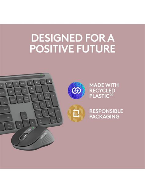 Logitech Mk950 Signature Slim Keyboard And Mouse Combo Graphite