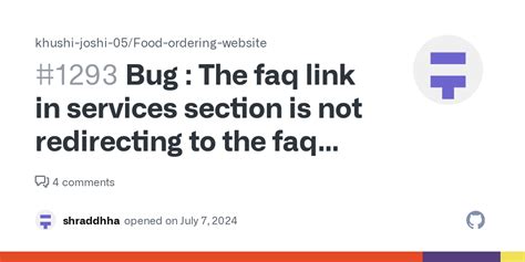 Bug The Faq Link In Services Section Is Not Redirecting To The Faq