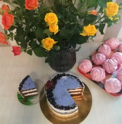 Новое д з выполнено ПП торт Молочный ломтик и клюквенный зефир Шоколадные бисквитные 2025