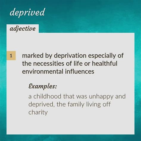Deprive Examples