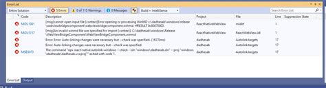 Not Able To Create App Packages For Windows Issue React Native Webview React Native