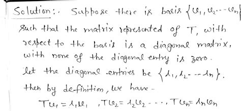 Answered A Square Matrix Is A Diagonal Matrix If It Is All Zeroes Except Possibly For The