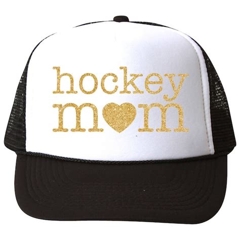Hockey Mom Trucker Hat Etsy