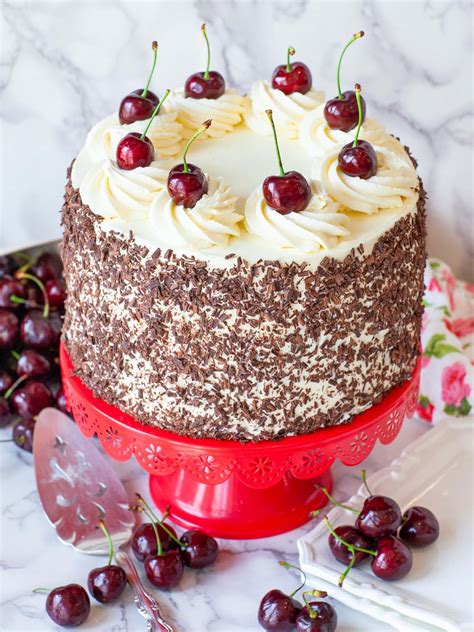 Cherry Cream Cake Recipe Video Tatyanas Everyday Food