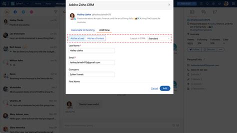 Adding Crm Leads And Contacts