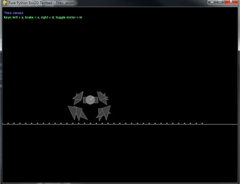 Pybox2d Pure Python Physics
