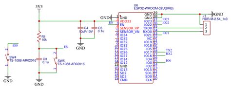 Esp32 Wroom 32最小系统 资源 嘉立创eda