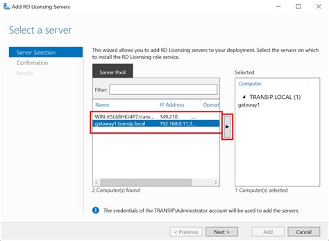 Modifying A Remote Desktop Services Deployment Transip