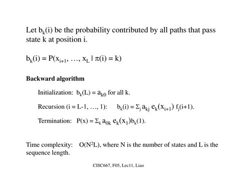 ppt cisc 667 intro to bioinformatics fall 2005 hidden markov models