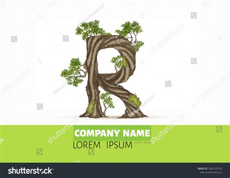 Tree Fonttwisted Tree Shape Letterletter B Stock Vector Royalty Free 1082520725 Shutterstock