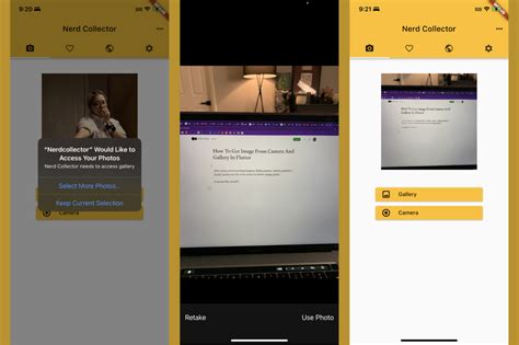 how to get image from camera and gallery in flutter