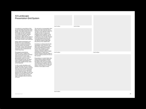 A3 Presentation Grid System For Indesign 2 Behance