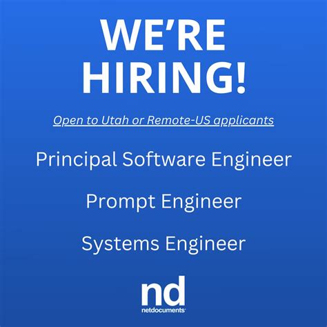 Here Are A Few Roles Im Hiring For Here At Netdocuments Take A Look And Let Me Know If Youre